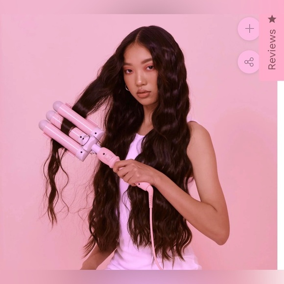 mermaid hair | Other | Mermaid Pro Hair Pink 25 Beach Og Waver Hot Tool ...